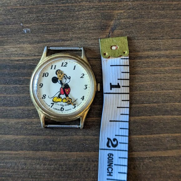 Disney | Accessories | Vintage Disney Lorus Mickey Mouse Watch Face ...